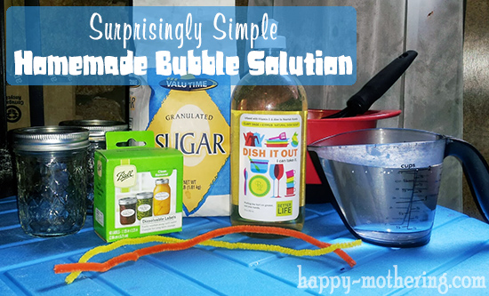 Simple Homemade Bubble Solution Happy Mothering Simple Homemade Bubble Solution Happy Mothering