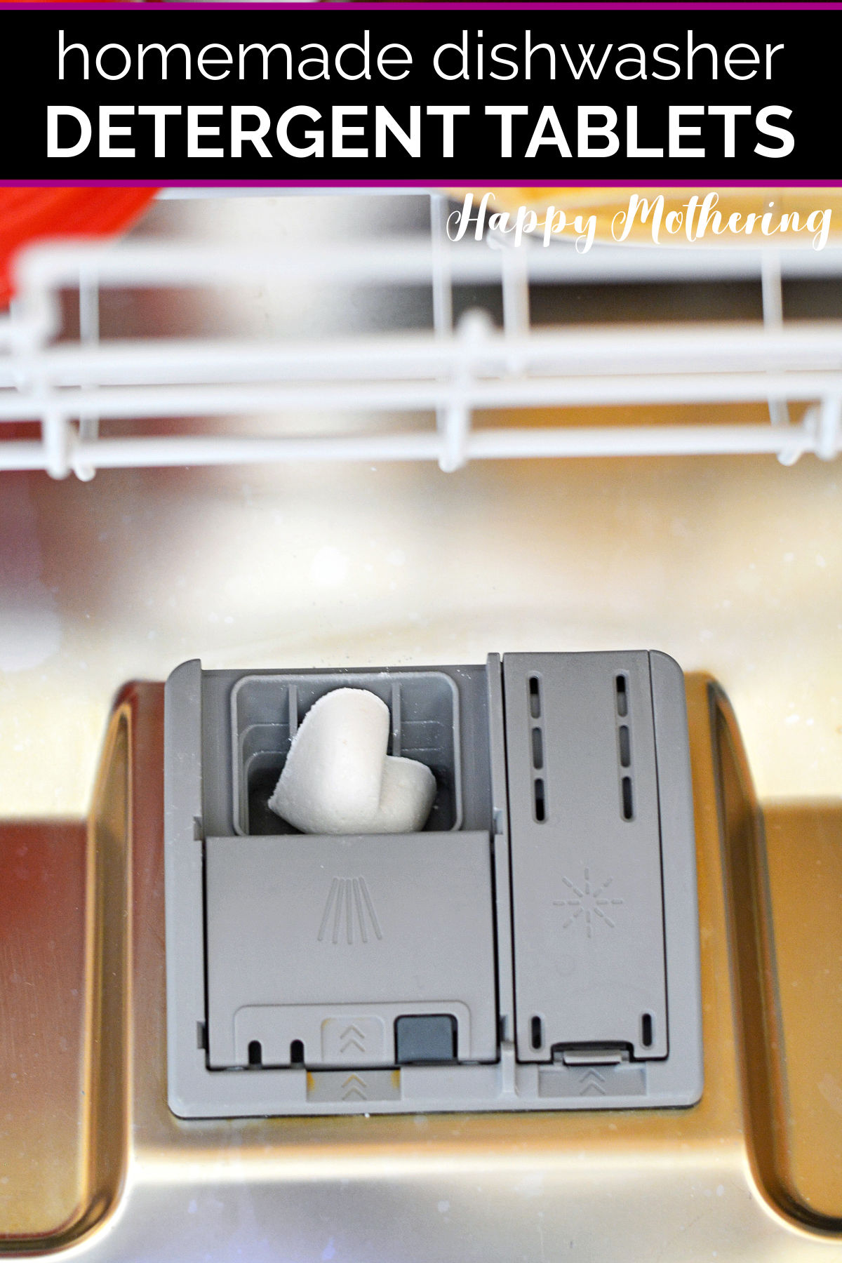 Homemade Dishwasher Detergent Tablets - Happy Mothering