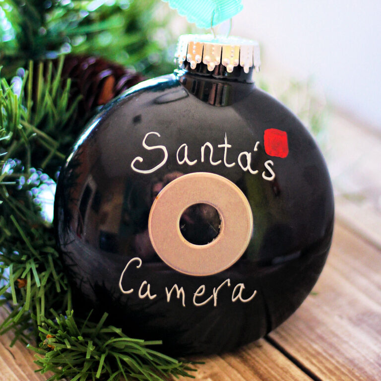 DIY Santa Cam Ornament - Happy Mothering