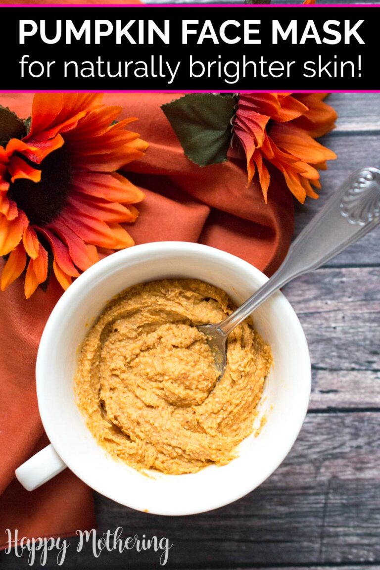 DIY Pumpkin Face Mask - Happy Mothering