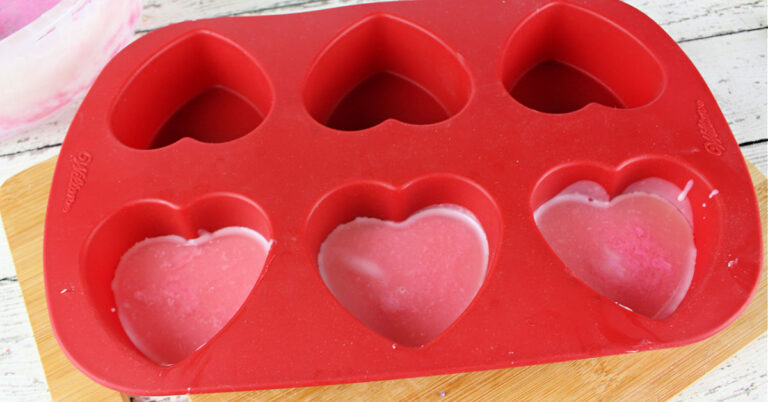 DIY Valentine's Day Ring Soap Bars - Happy Mothering