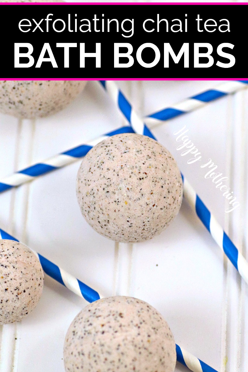 Vanilla Chai Tea Exfoliating Bath Bombs - Happy Mothering